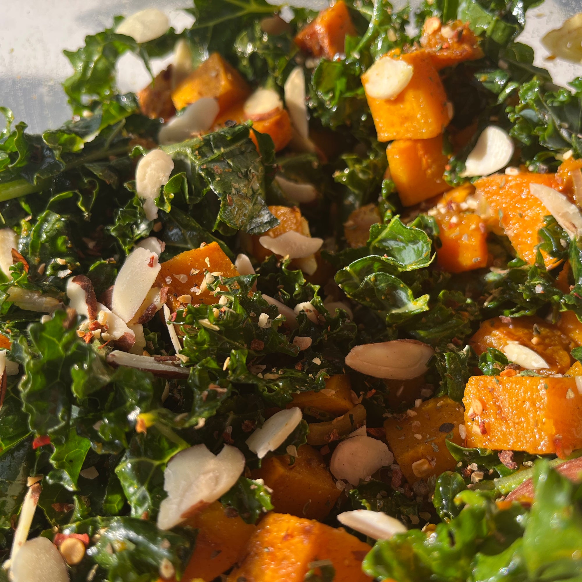 Kale Recipe - Butternut Kale Salad | Gluten free - Vegan - Vegetarian ...