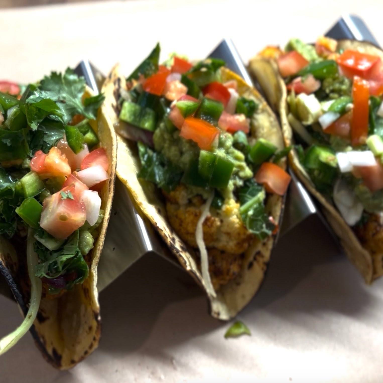 Vegan Cauliflower Tacos – Pinch Dab Dash